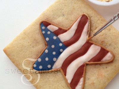 4th of July Cookie Tutorial by SweetAmbs